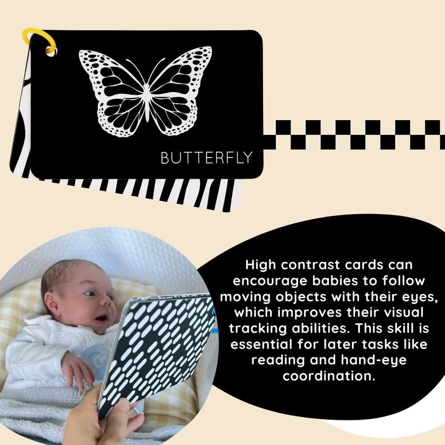 High Contrast Cards for Infants - Curious Baby™ Cards – Curious Baby Cards
